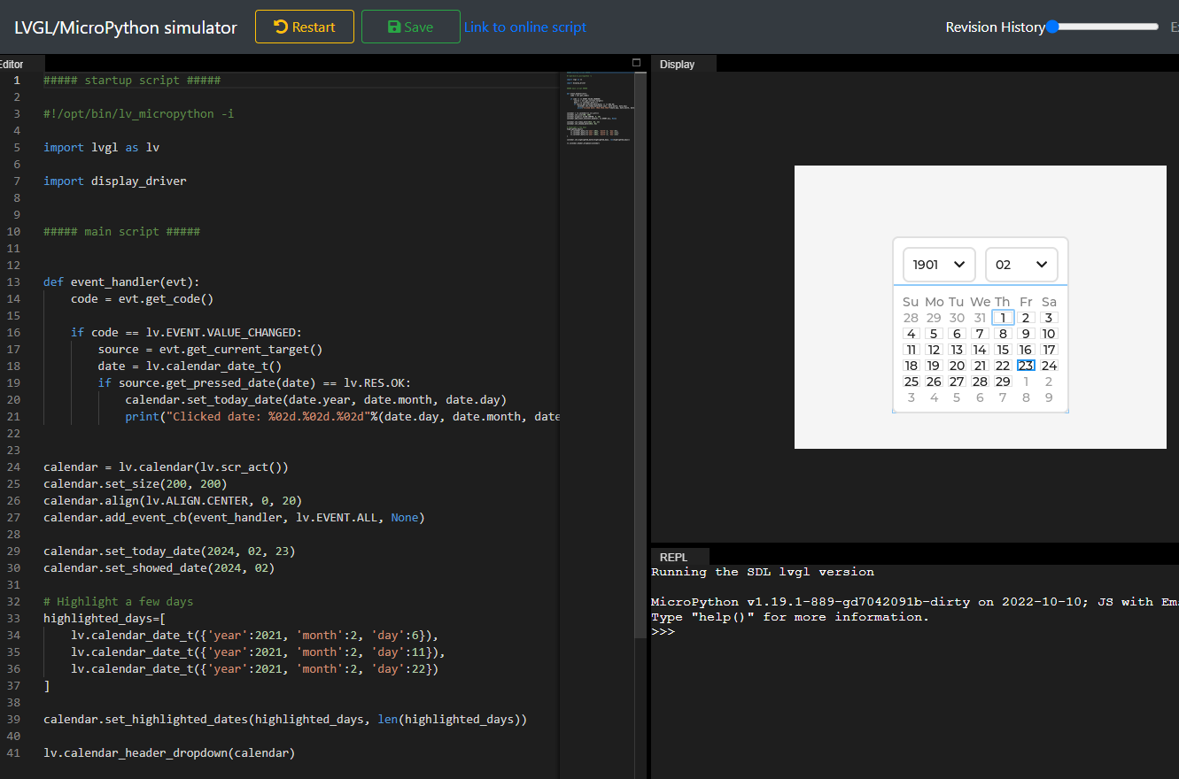 Error set date in lv_calendar (more 2023 year) · Issue #4504 · lvgl/lvgl · GitHub