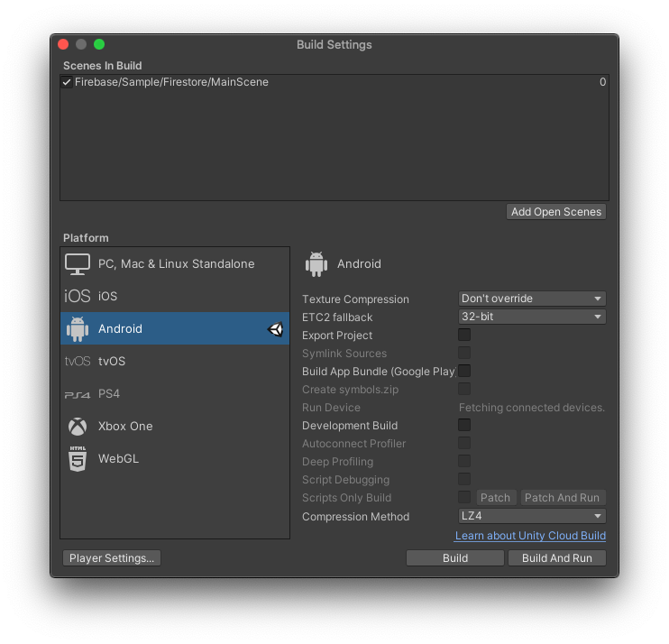 Deprecated gradle features Firestore MacOS · Issue #843 · firebase/quickstart-unity · GitHub