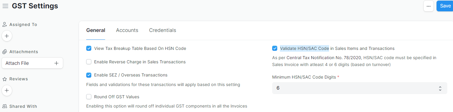 Validate HSN/SAC Code in Sales Items and Transactions · Issue #534 · resilient-tech/india ...
