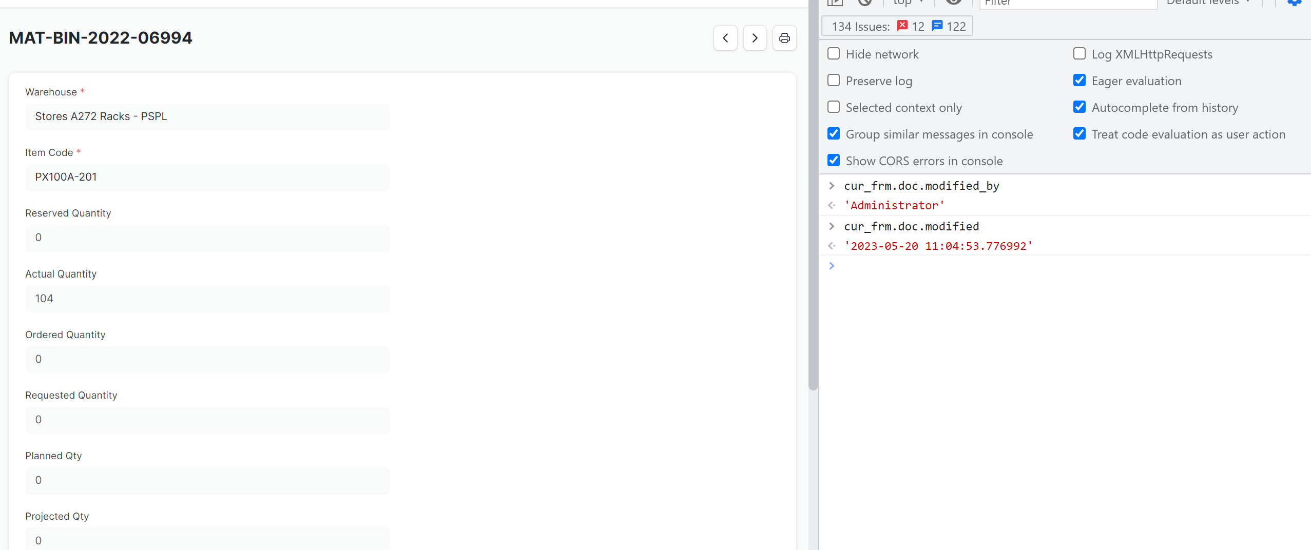 Bin Actual Qty Issue · Issue #35408 · frappe/erpnext · GitHub Bin Actual Qty Issue · Issue #35408 · frappe/erpnext · GitHub