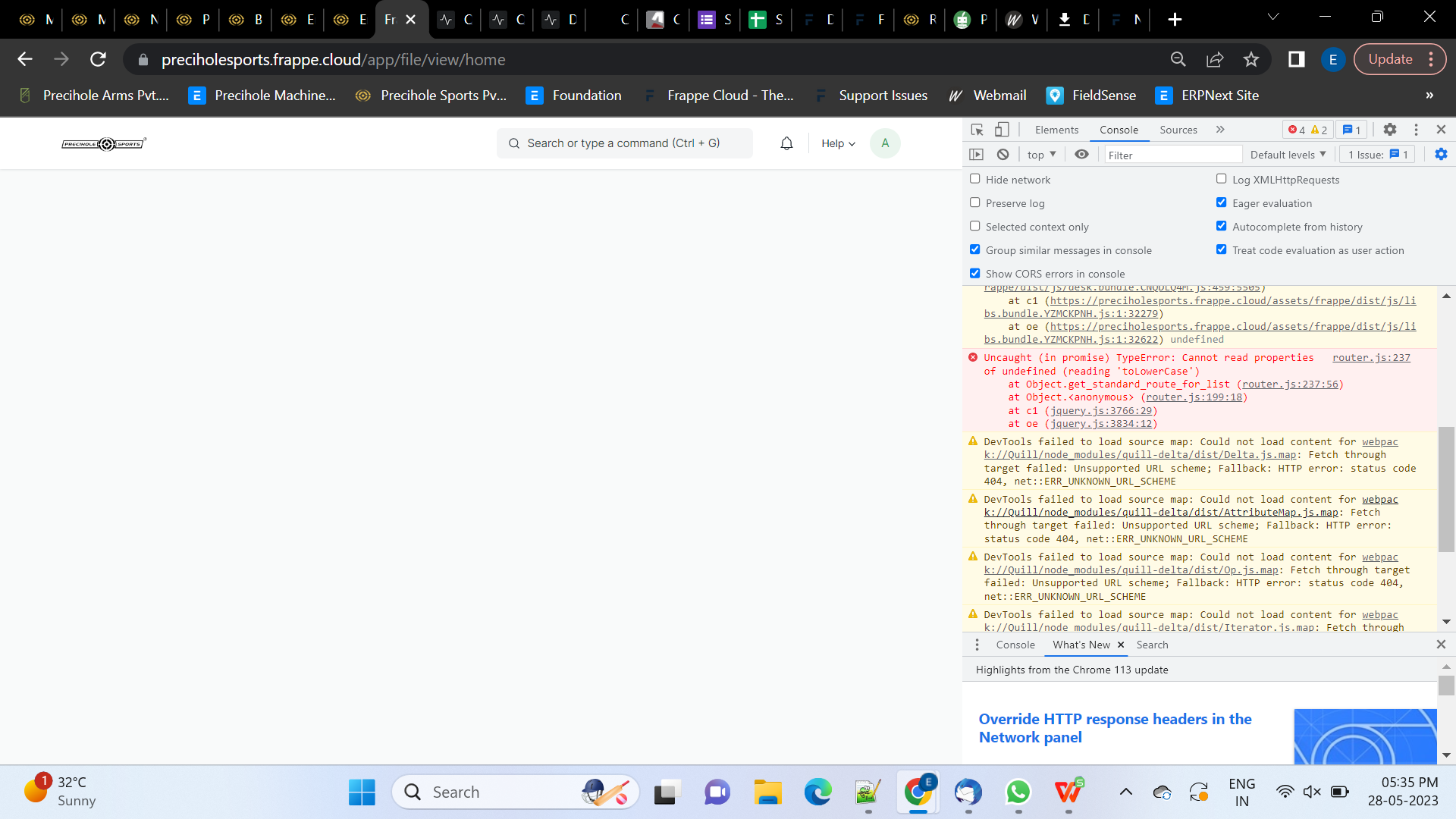 File List Screen Blank Issue · Issue #21154 · frappe/frappe · GitHub