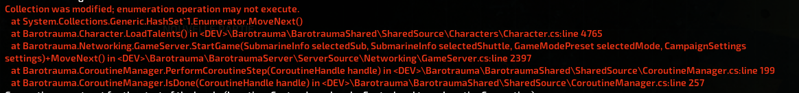 Game random crash (CharacterAbilityGroupInterval.UpdateAbilityGroup ...