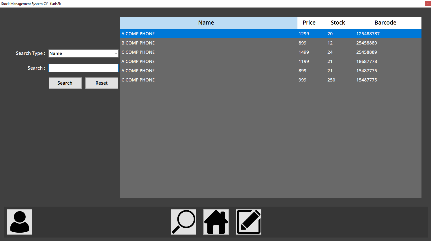 GitHub - flaris2k/StockManagementSystem
