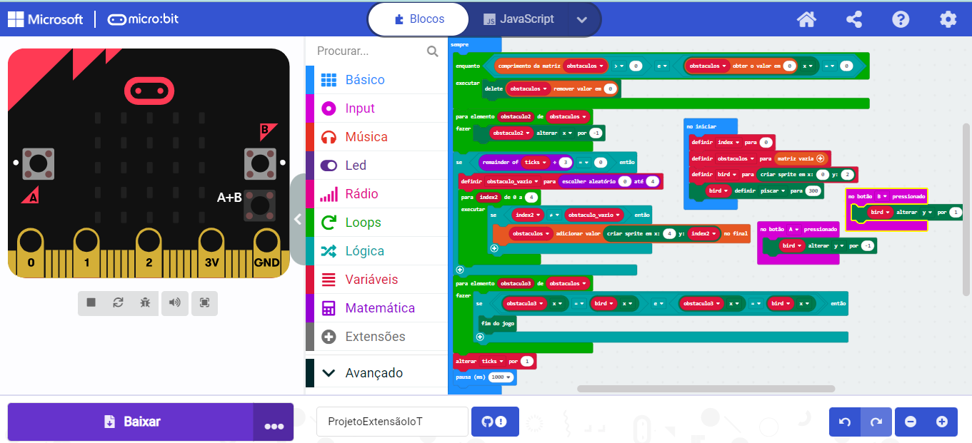 GitHub - ErickSamer/Curso-IoT-Extensao: Atividade do curso de extensão IoT