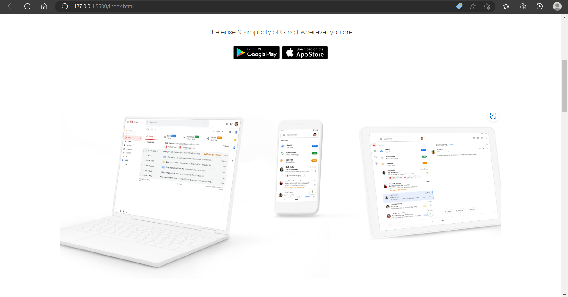 GitHub - Ganga-0410/Gmail-Website-Frontend-Clone