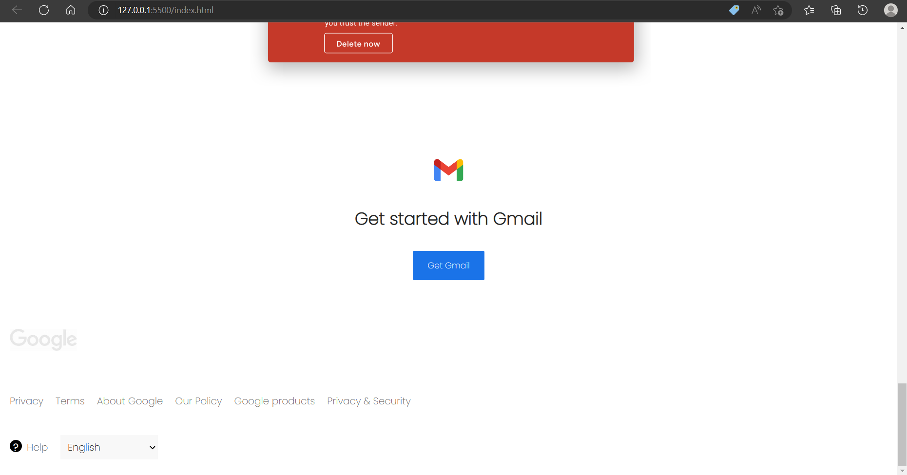GitHub - Ganga-0410/Gmail-Website-Frontend-Clone
