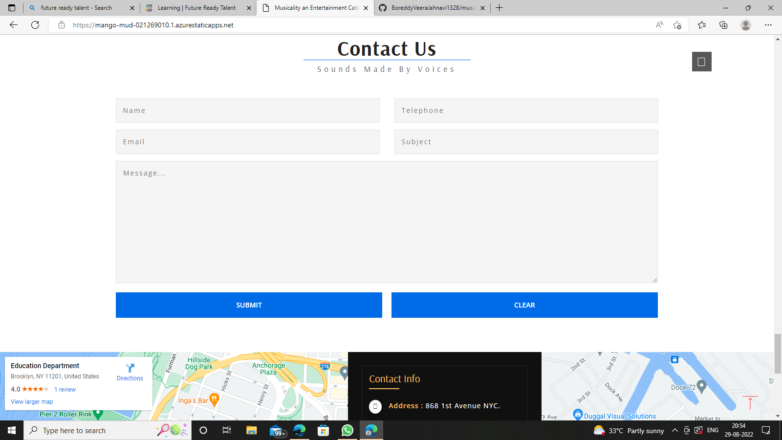 GitHub - BoreddyVeeraJahnavi1328/musicproject: I have create a website named music using js, css ...