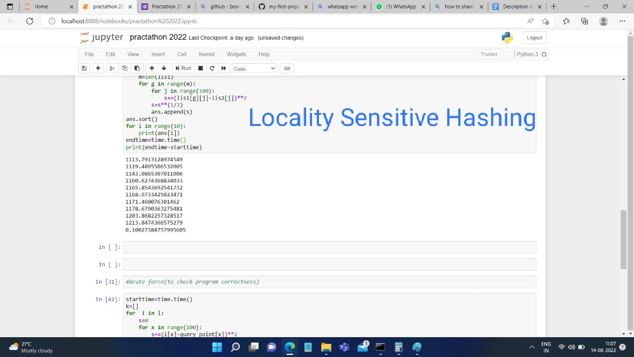 GitHub - mvsajay/Locality-Sensitive-Hashing: This project works on a ...