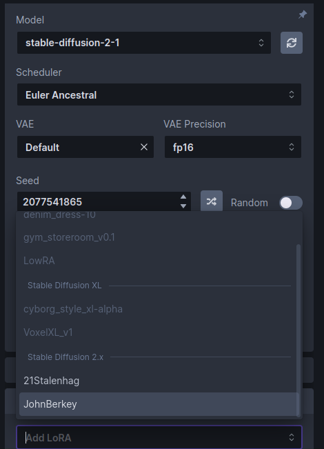 Bug Frontend Valid Loras Are Always Displayed At Bottom Of Popup Menu · Issue 4217 · Invoke