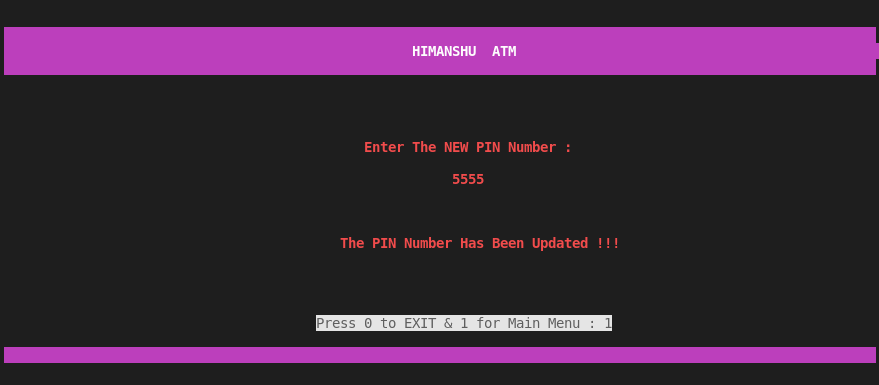 Github Himanshu9000 Atm Project Real Life Atm Working C Software