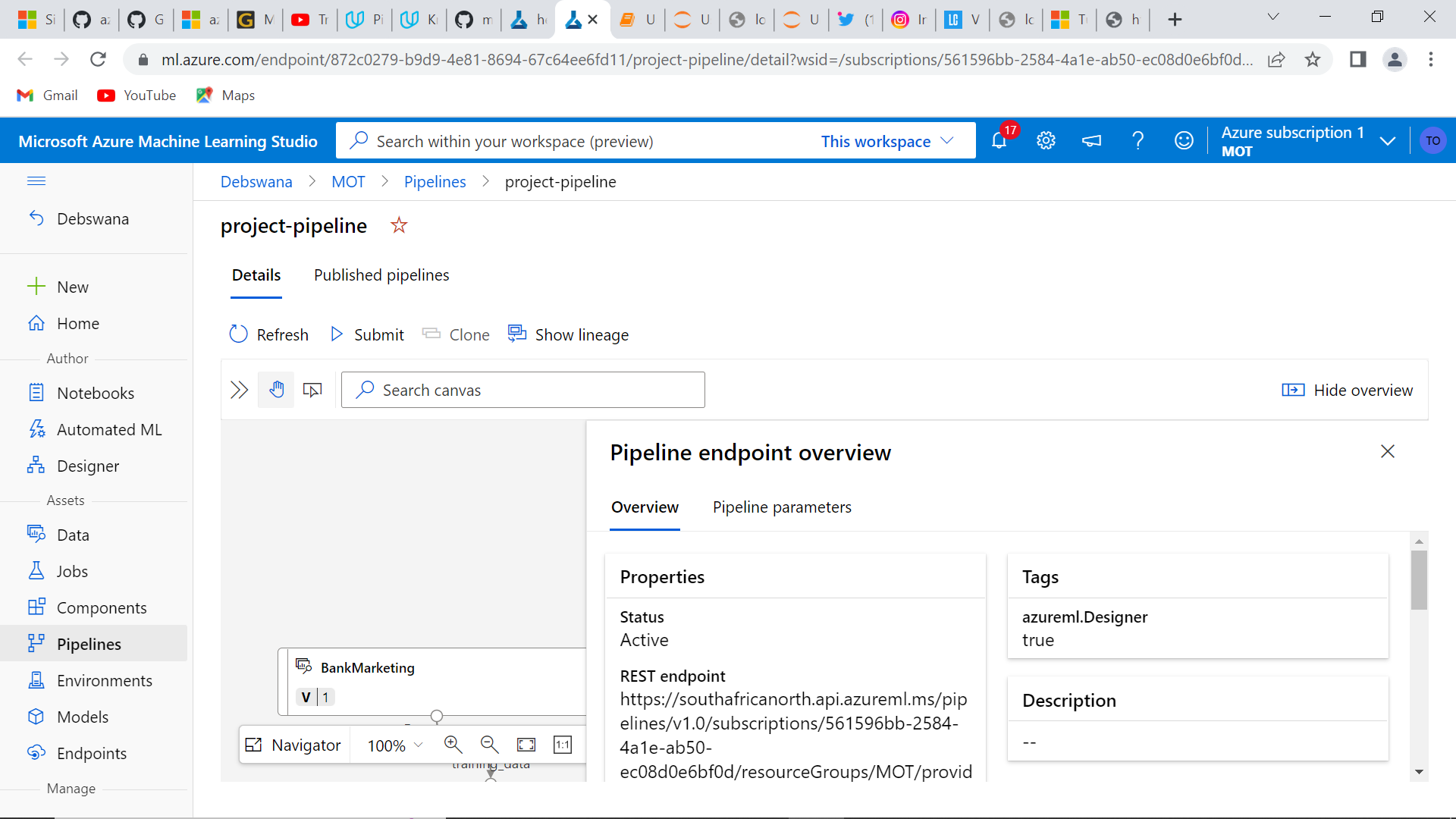 GitHub - mothebeng2/Operationalizing-Machine-Learning