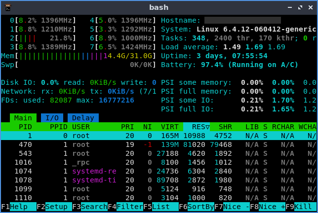 Bug No Colors When Using A Modern Terminal Term Values · Issue 1316 · Htop Devhtop · Github
