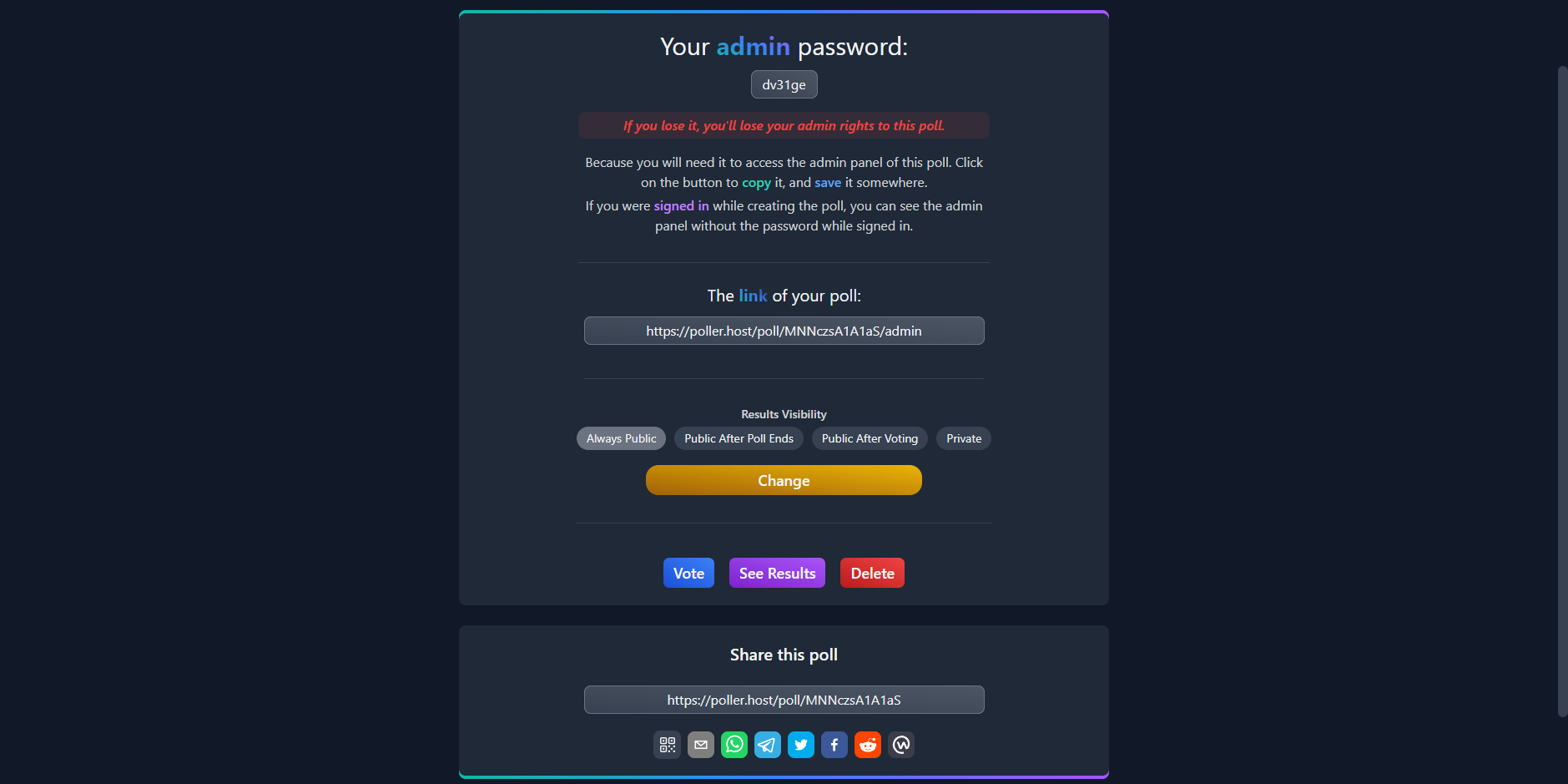 GitHub - m3rkvl/poller: An app for creating, voting on, seeing the ...