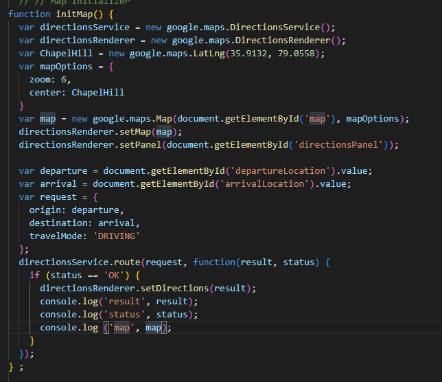 Map Not Displaying · Issue #5 · JoshuaToback/Drive-Destination · GitHub