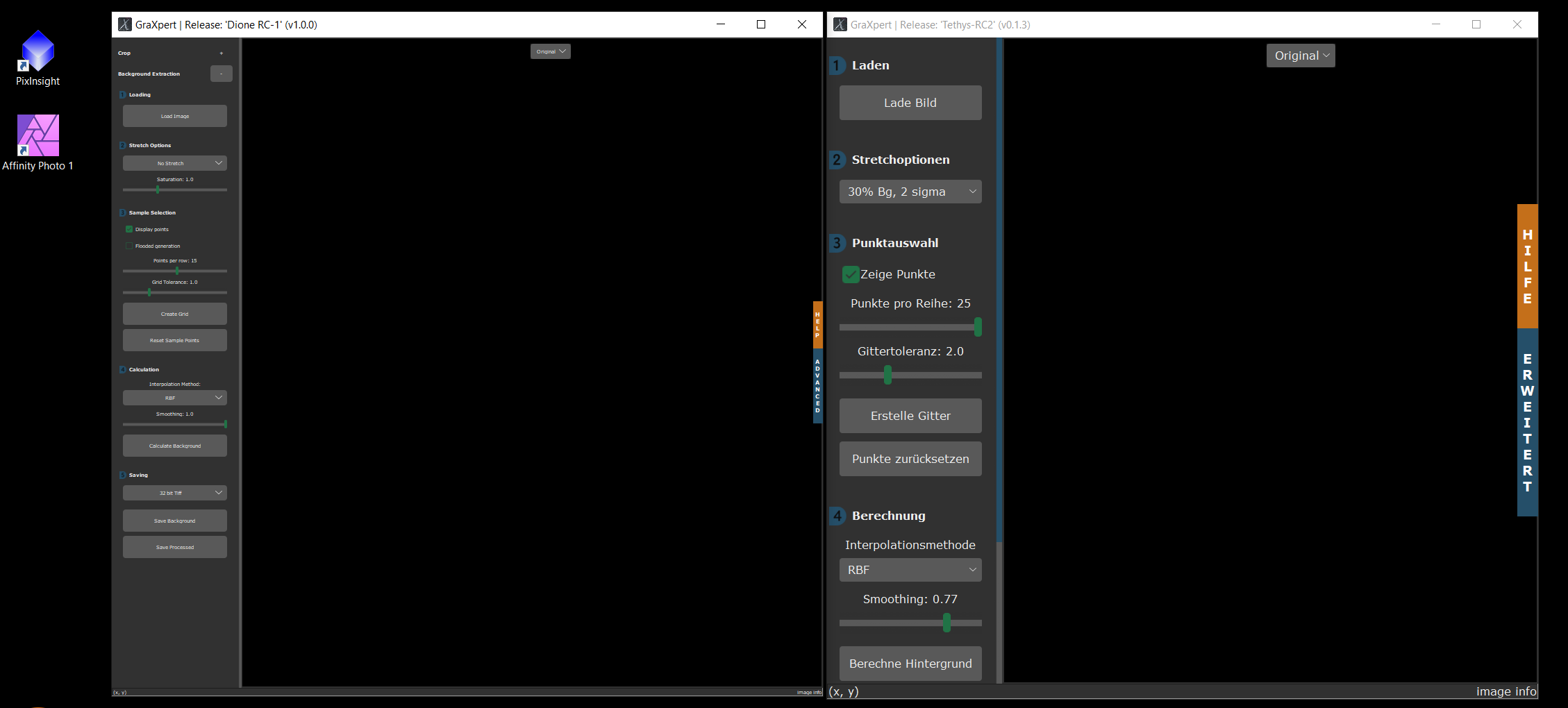 buttons and fonts not usable in newer versions · Issue #68 · Steffenhir/GraXpert · GitHub