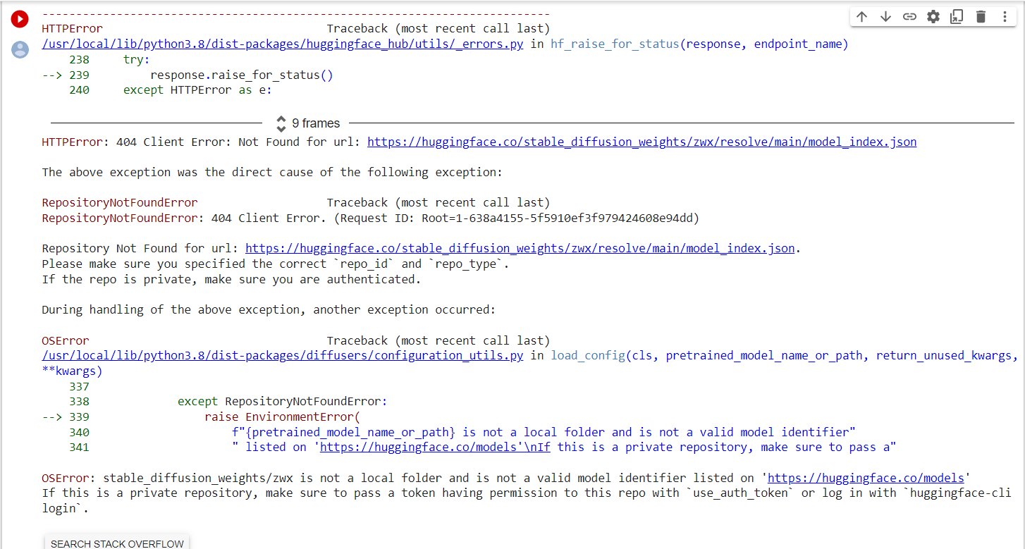 Erro - Inference · Issue #9 · Dpbm/dreambooth-tutorial · GitHub
