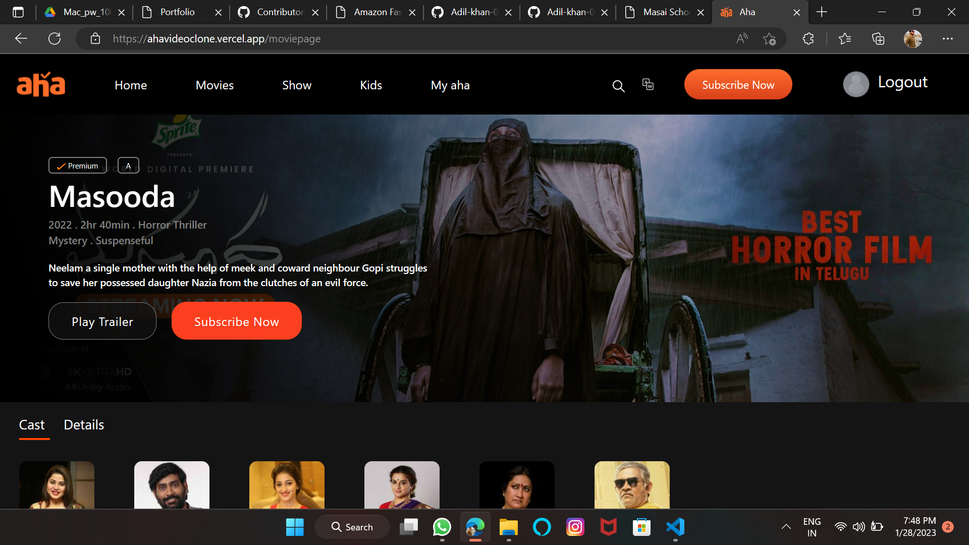 GitHub - Adil-khan-007/aha-video-clone: Aha is India's fast growing movie & shows platform ...