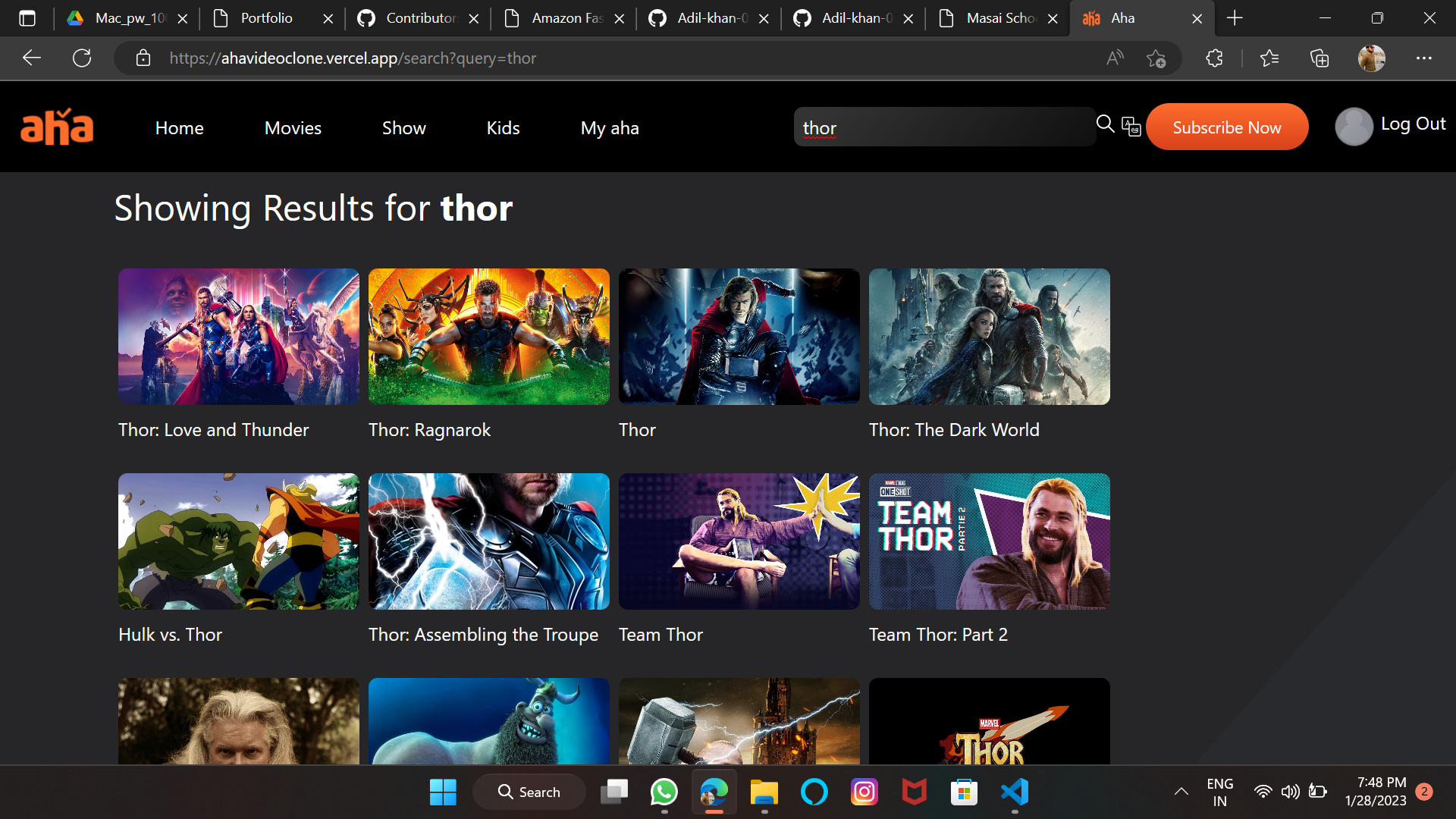 GitHub - Adil-khan-007/aha-video-clone: Aha is India's fast growing movie & shows platform ...