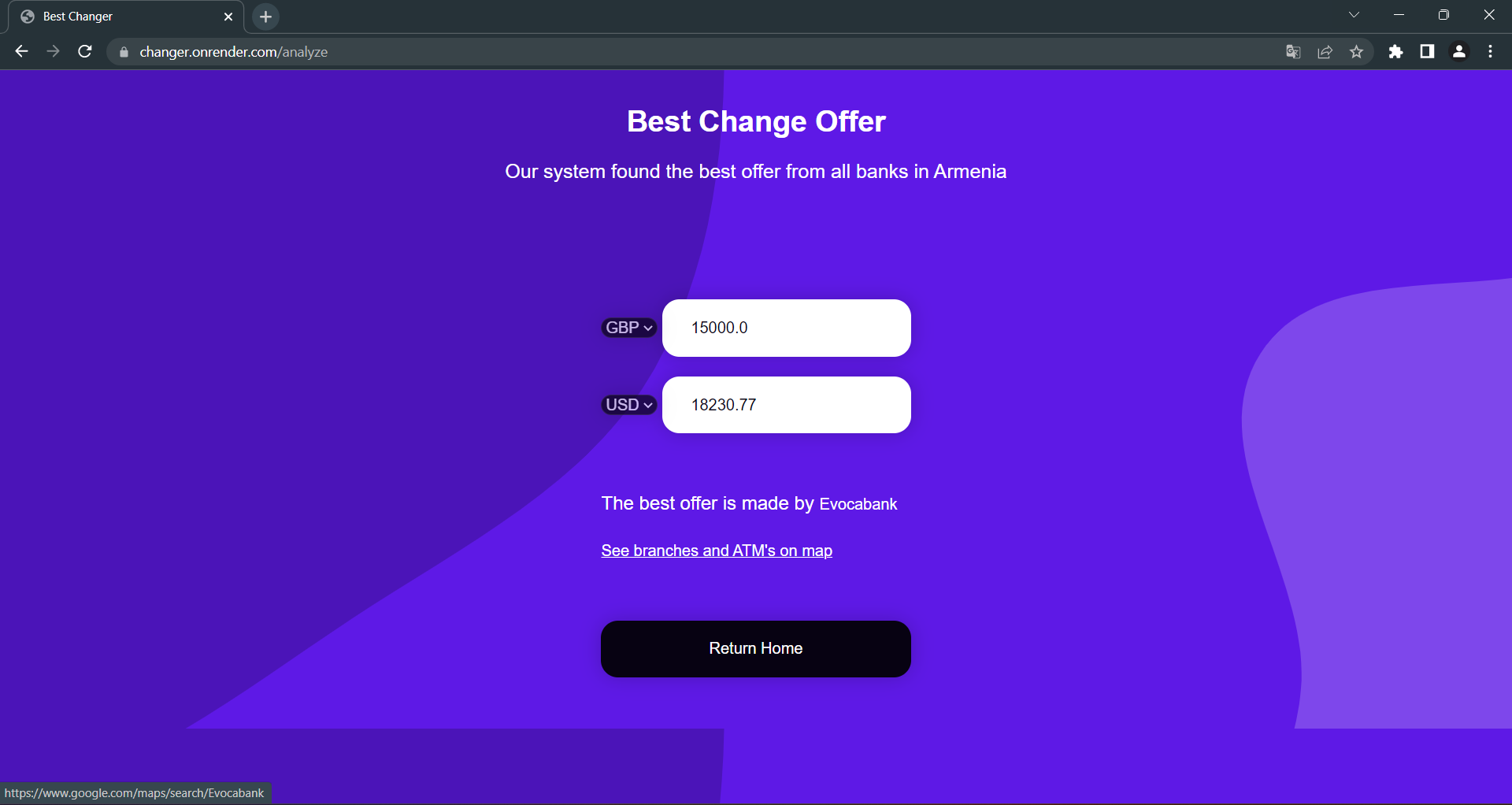 GitHub - aghajanyanartur/Changer: Currency changer application