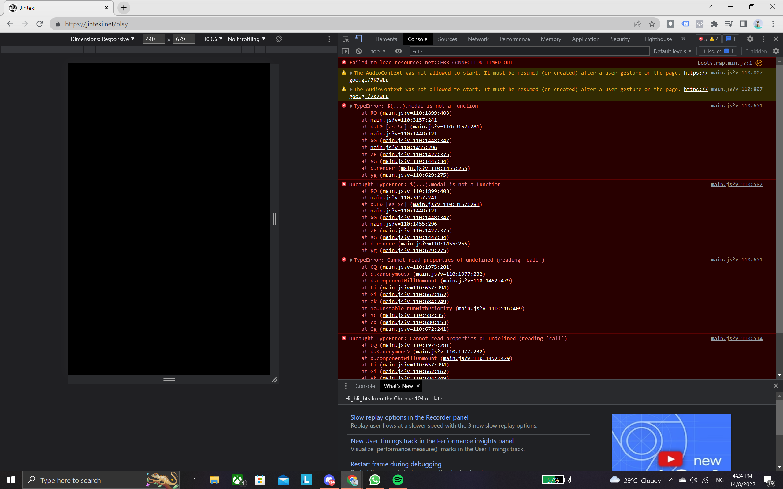 Jinteki.net Cannot Load (black screen) · Issue #6540 · mtgred/netrunner · GitHub