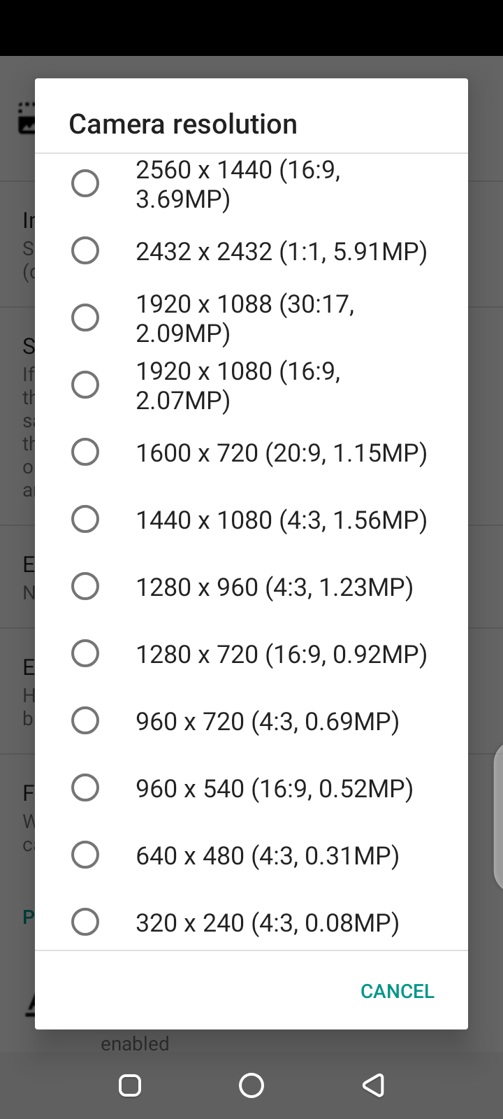 [camerax] Implement Resolution Configuration · Issue 120462 · Flutter Flutter · Github