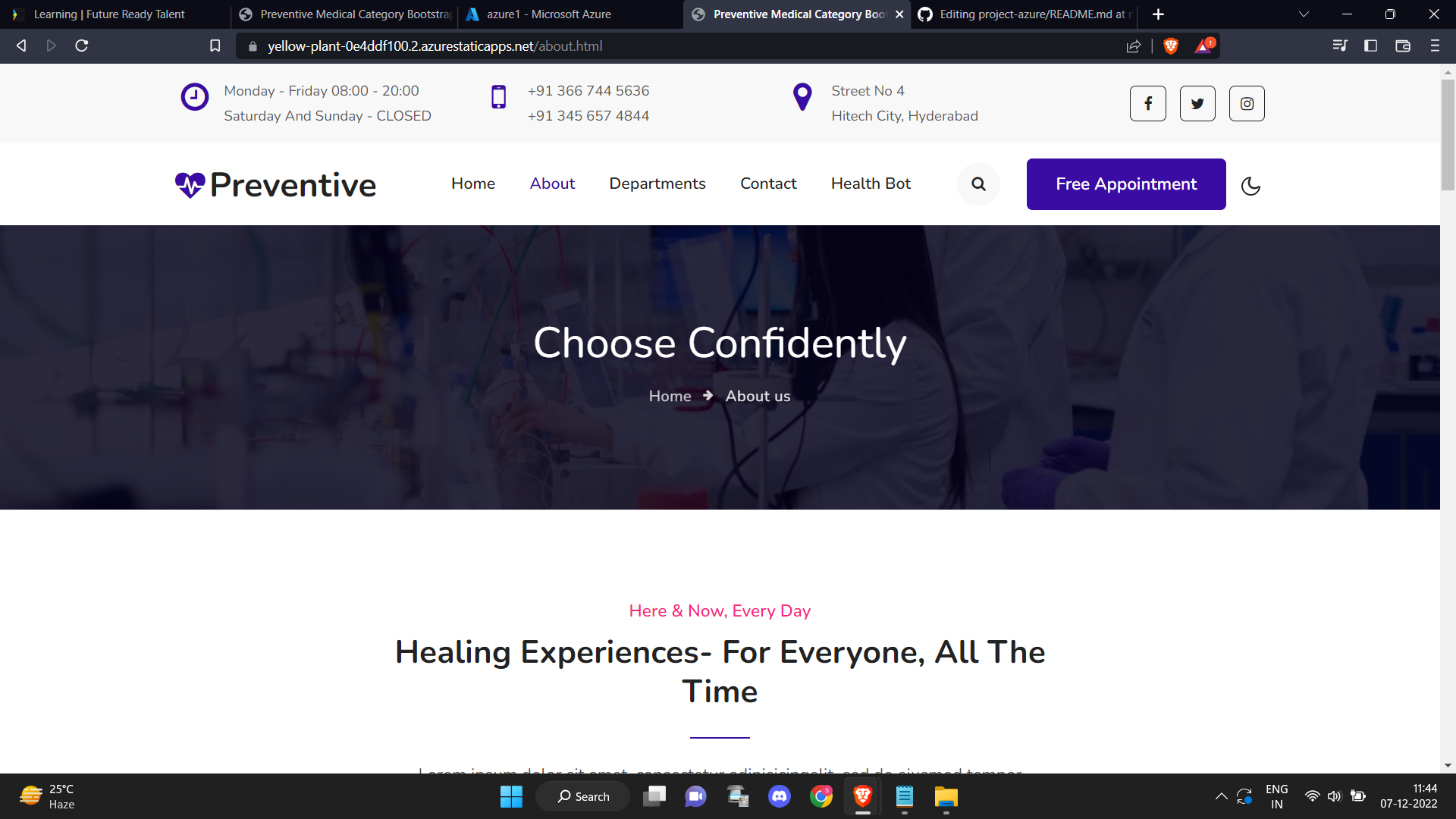 GitHub - srithin19/project-azure
