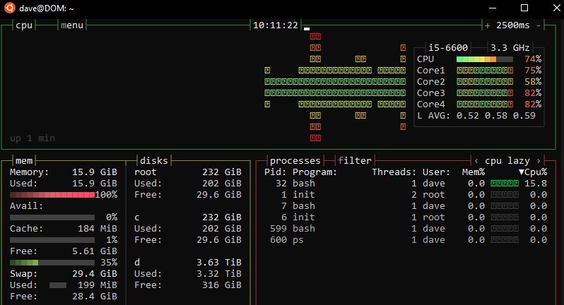 Graph morse symbols showing a ? from Windows terminal · Issue #91 · aristocratos/bashtop · GitHub