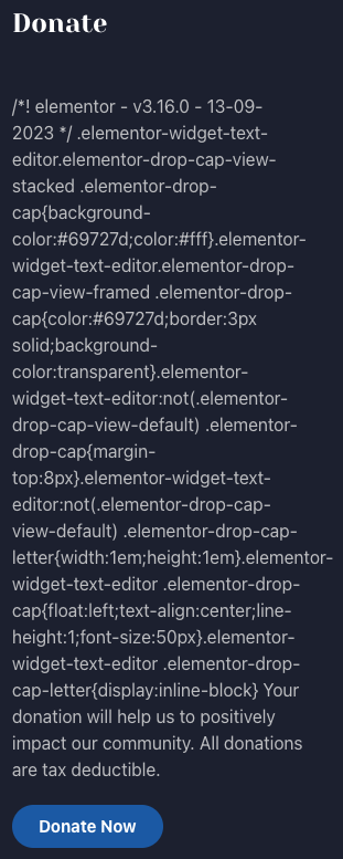 📊 🐞 Bug Report: Elements CSS appear inline after updated to v3.16 if "Improved CSS Loading" is ...
