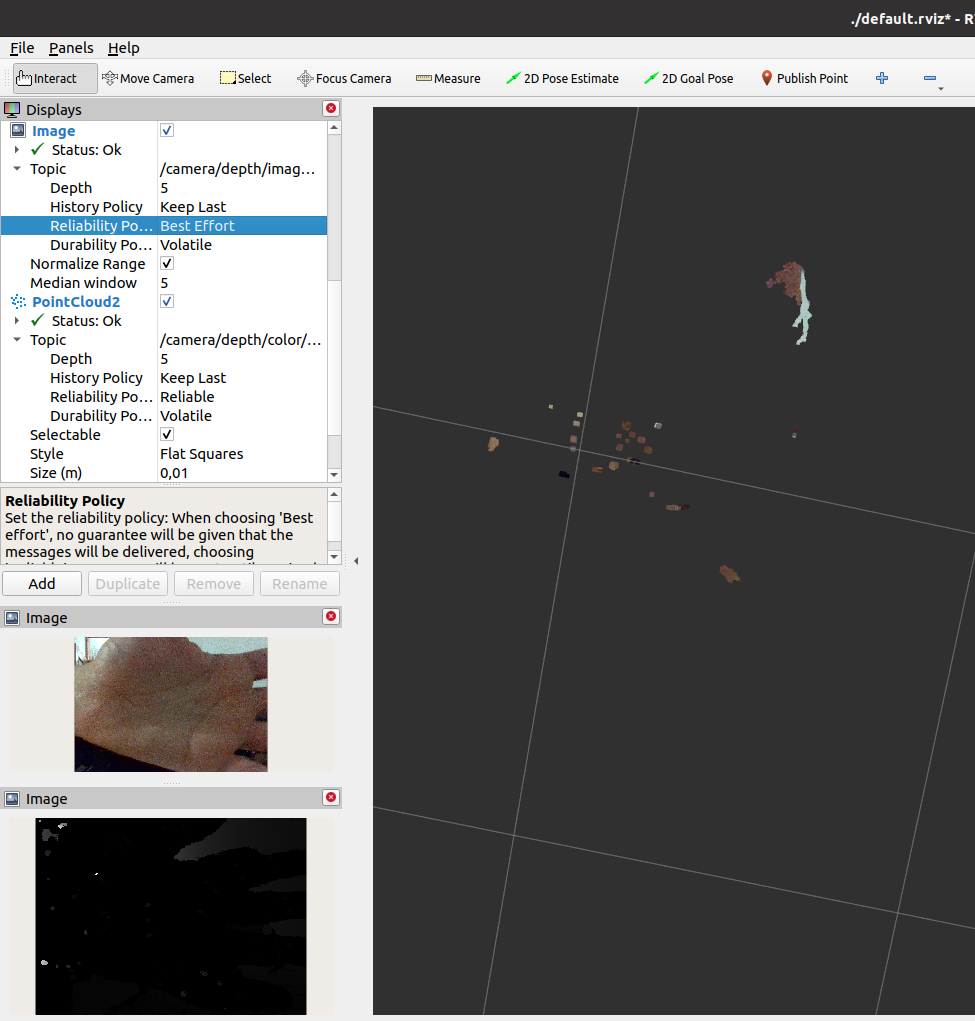 Nothing shows up in rviz d435i · Issue #1605 · IntelRealSense/realsense-ros · GitHub