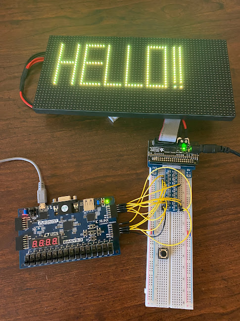 GitHub - dtaillard/led-matrix-controller: LED matrix controller for the ...