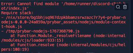 [BUG]: when i run it it gives me a error · Issue #1 · CodeWhiteWeb/Dechat-discord-chatbot · GitHub