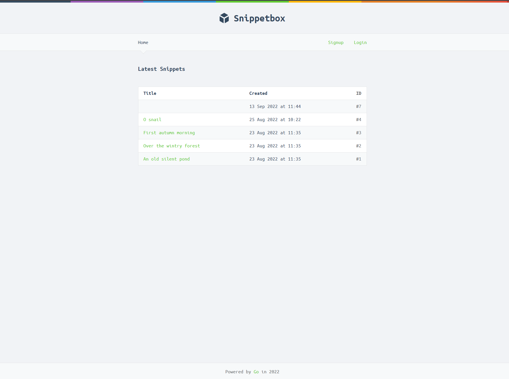 GitHub - Dh-oine/Golang-Snippetbox-Windows: Snippetbox project for windows.