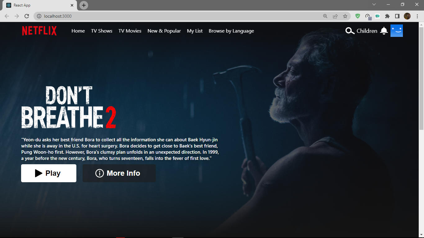 GitHub - abhiiiman/Netflix-Clone-Using-React: Fully functioning React.js based Netflix Clone