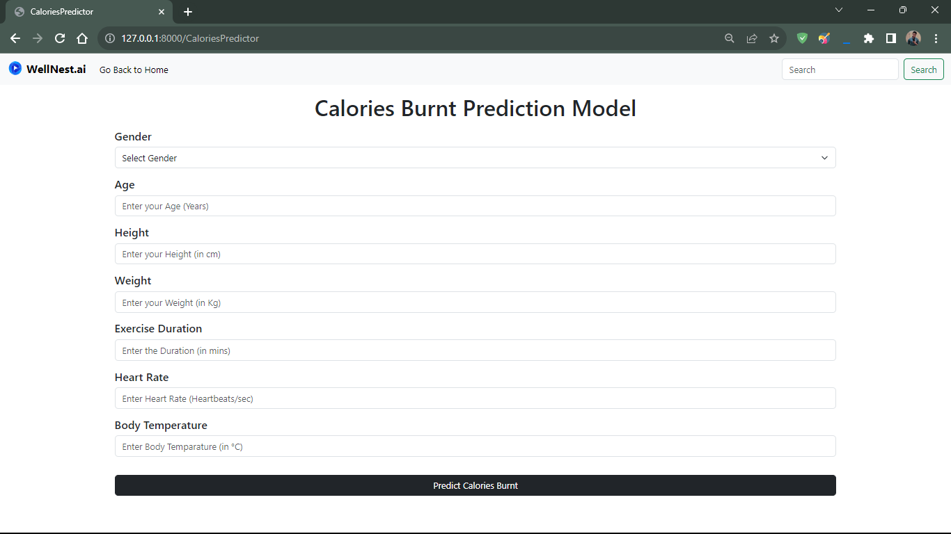 GitHub - abhiiiman/WellNest.AI: All rounder Ml based Web App for ...
