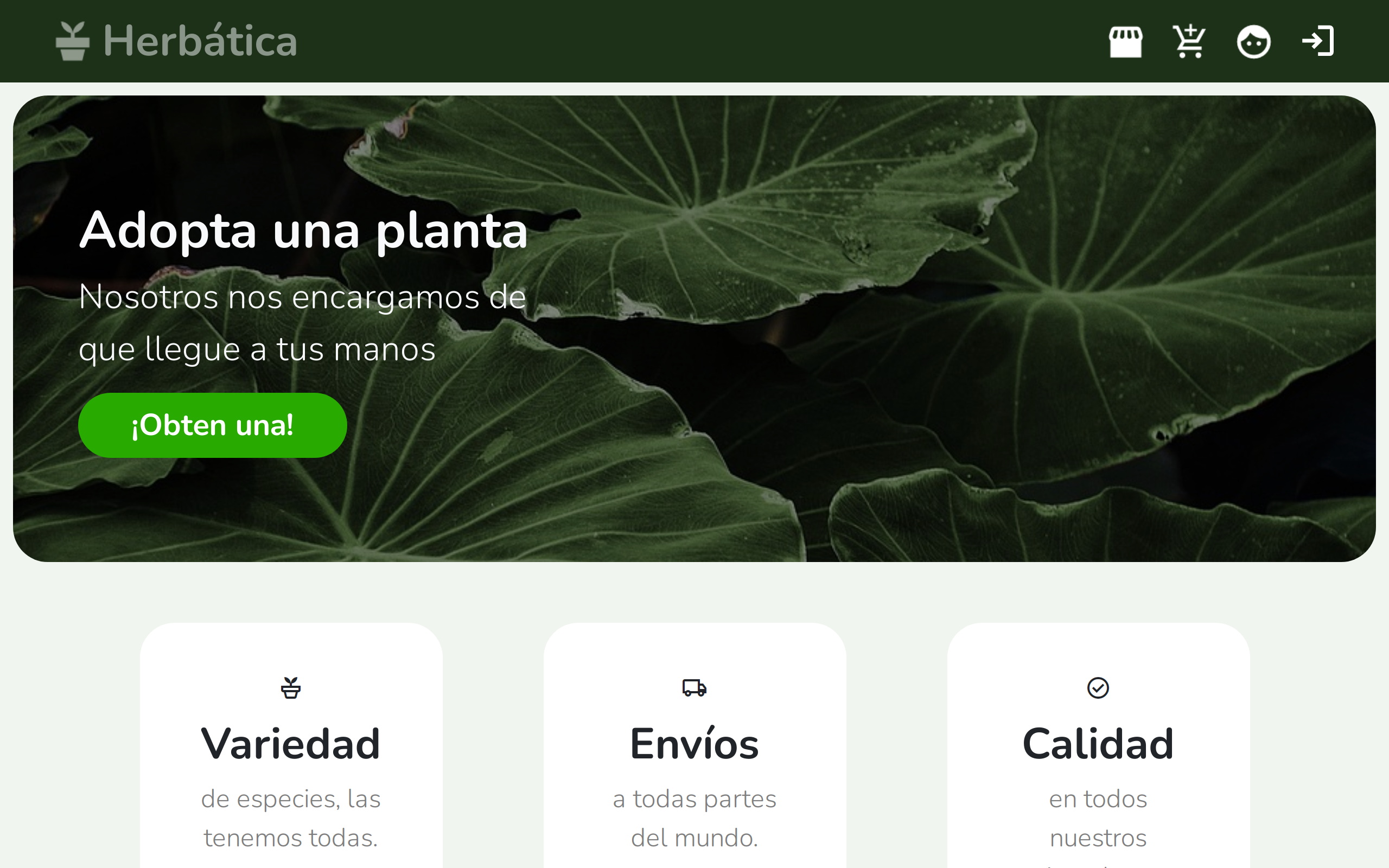 GitHub - Daftpool25/HerbaticaStore: Plants web Store (only Frontend) made with React Js and Firebase