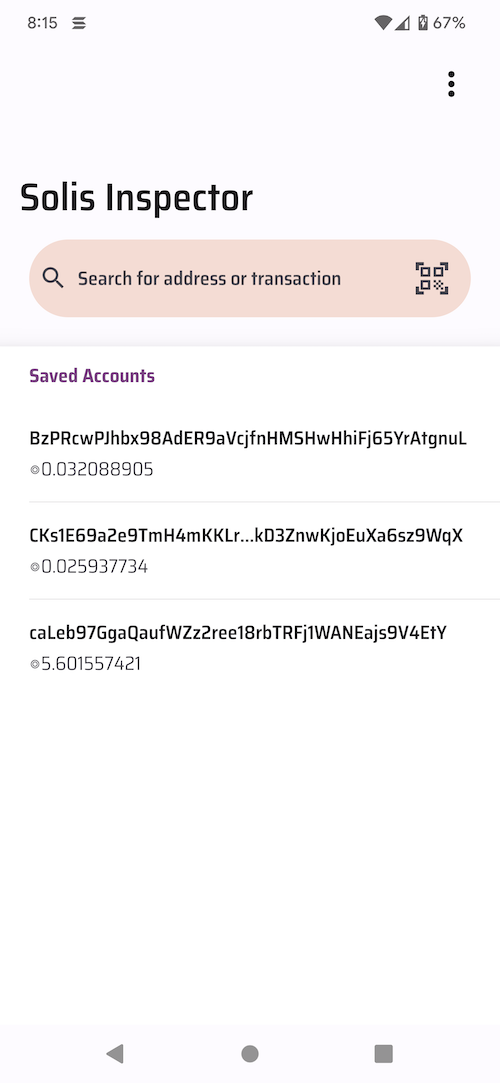 GitHub - dlgrech/solis: Solana Inspector for Android