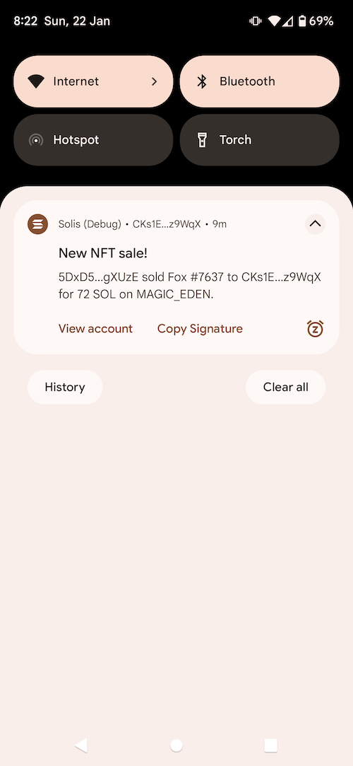GitHub - dlgrech/solis: Solana Inspector for Android