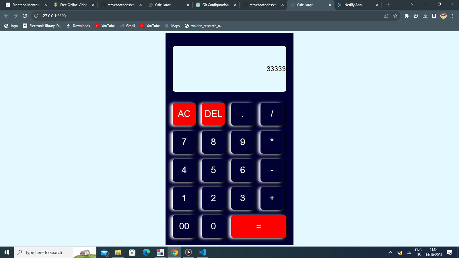GitHub - stevehotcodes/calculator: calculator challenge