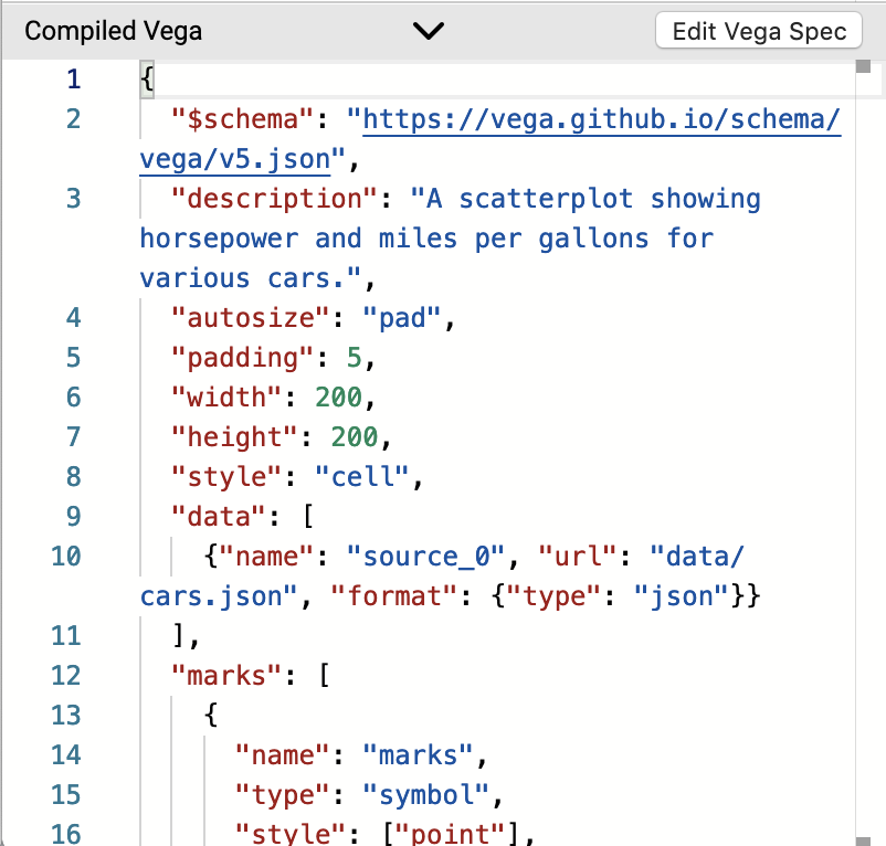 Include Vega-Lite normalized spec output (in addition to Vega spec ...