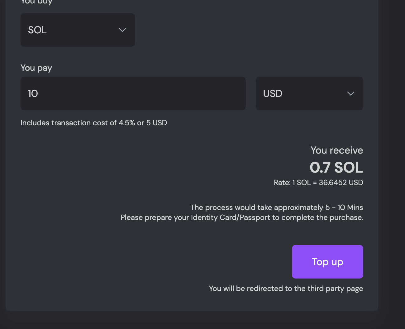 Issues with Moonpay integration · Issue #387 · torusresearch/solana-wallet · GitHub