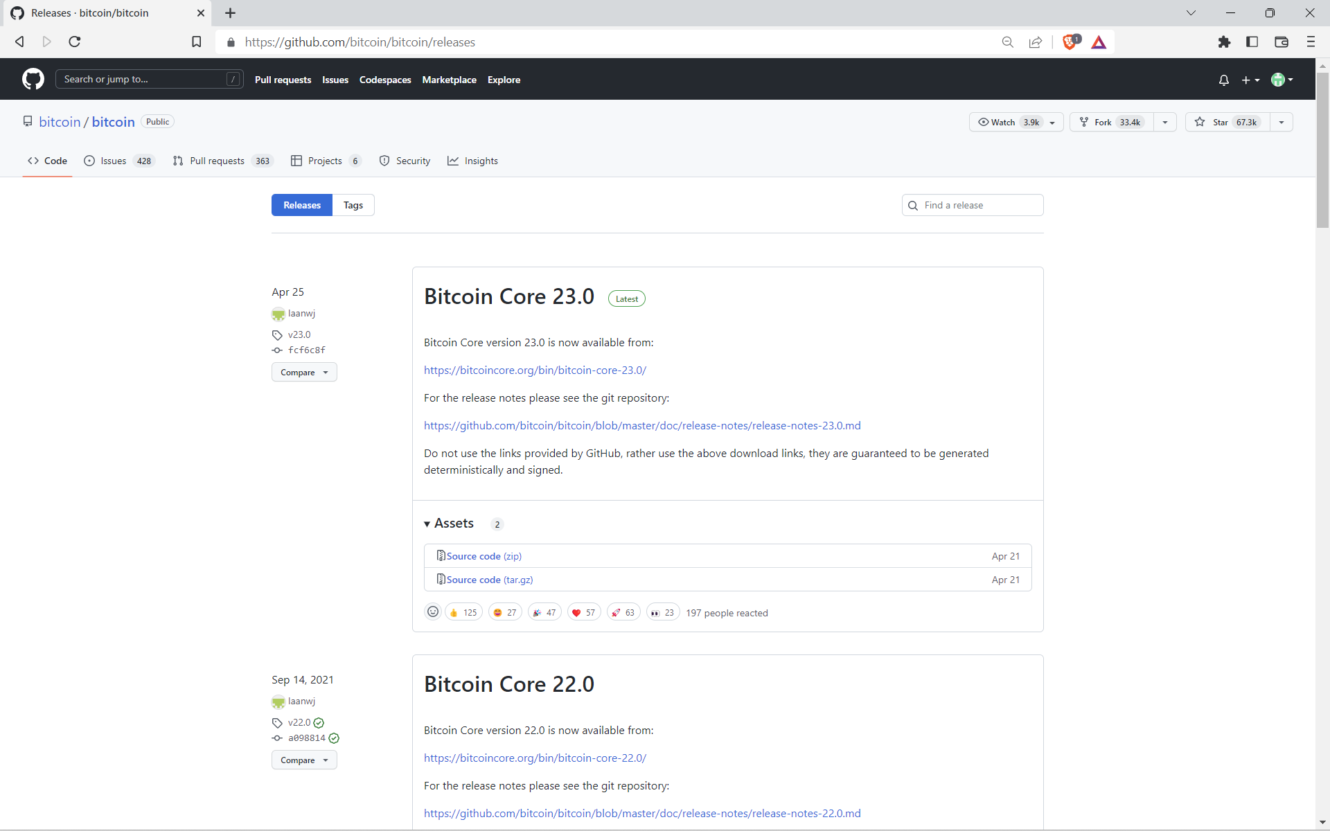Removal of listing of version 24.0 is against transaprency, security and best practices - please ...