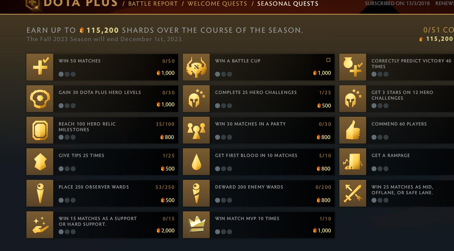 Dota2 New Seasonal Quests Bugs · Issue 11442 · Valvesoftwaredota2 Gameplay · Github
