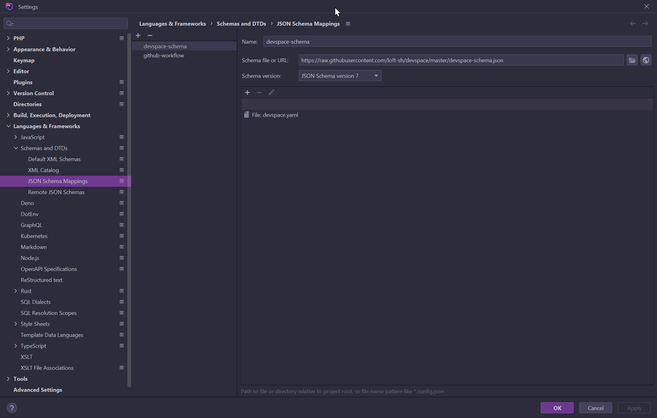JSON Schema? · Issue #1146 · devspace-sh/devspace · GitHub