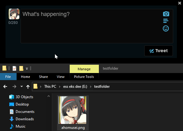 drag & drop media upload · Issue #477 · dimdenGD/OldTwitter · GitHub