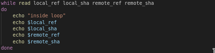 Is there a way to get remote ref, local ref etc. in husky 'pre-push' hook script ? · Issue #757 ...