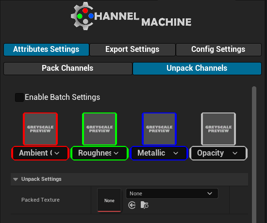GitHub - Kranox21/ChannelMachine: Texture packing and unpacking tool built-in Unreal Engine
