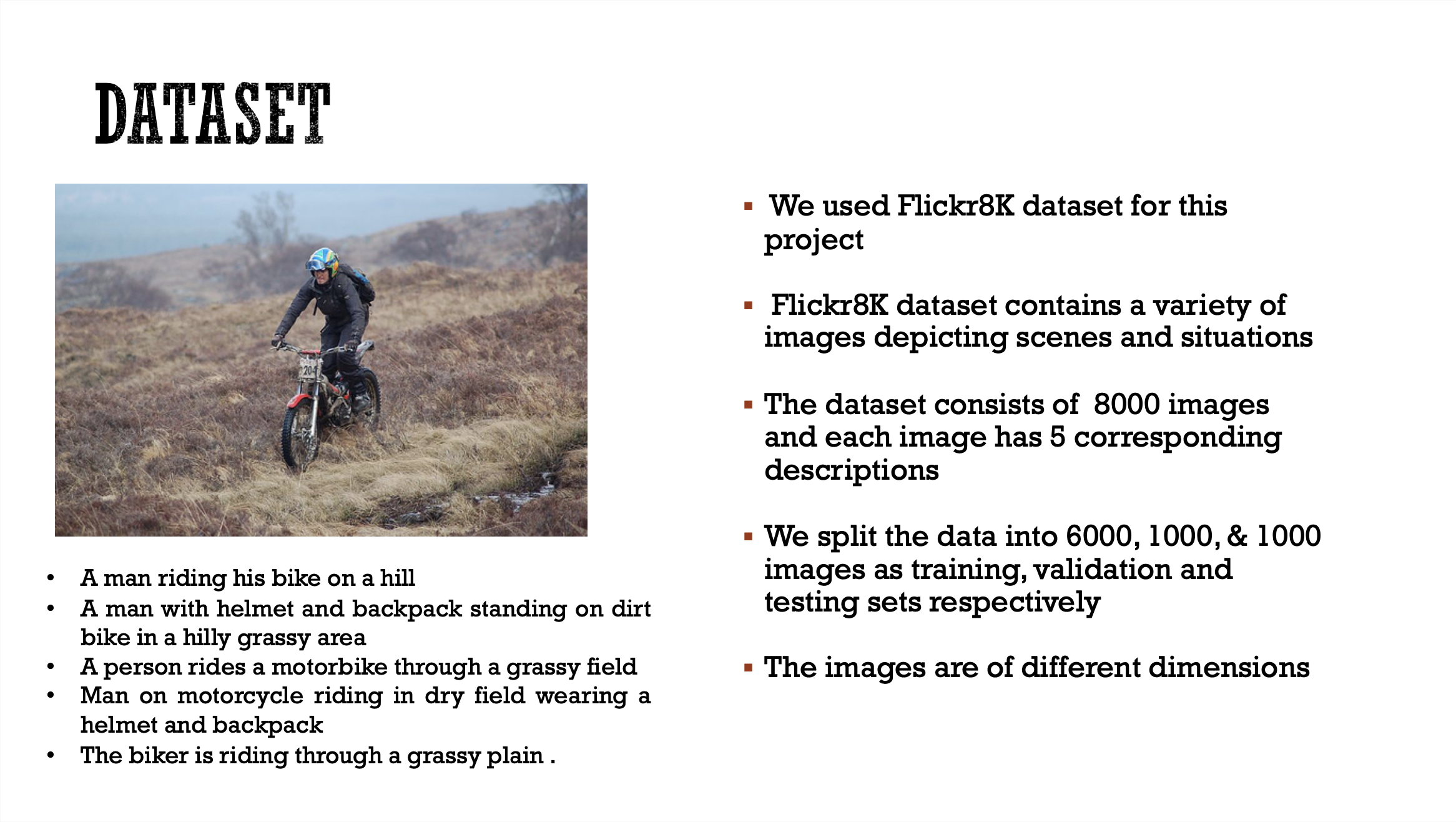 GitHub - mrinaliniir/ImageCaptionGeneration: Generating text from images using LSTMs and ...