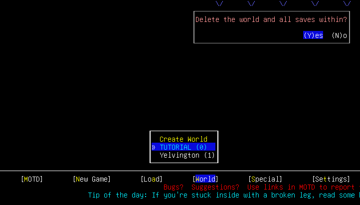 Crash in main menu · Issue #62062 · CleverRaven/Cataclysm-DDA · GitHub