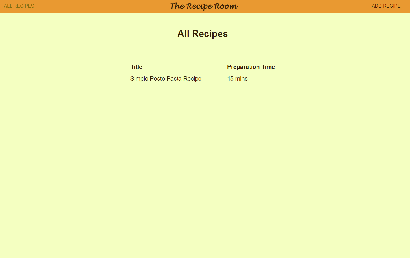 GitHub - arjonkotte/the-recipe-room