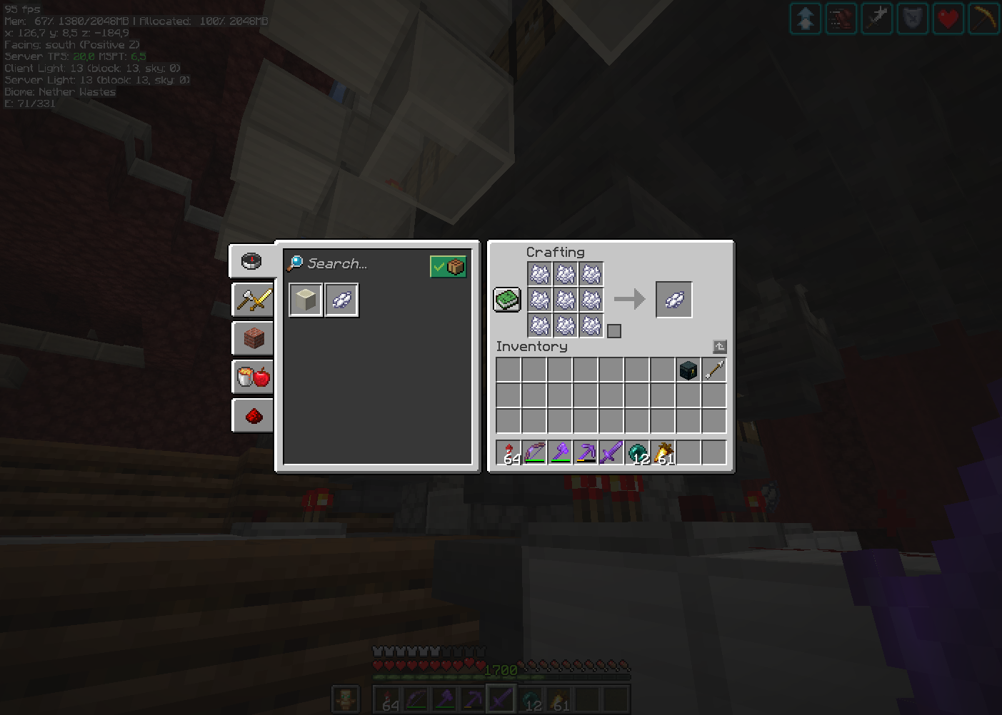 Auto crafting table gets hung up on 1x1 recipe instead of crafting 3x3 ...
